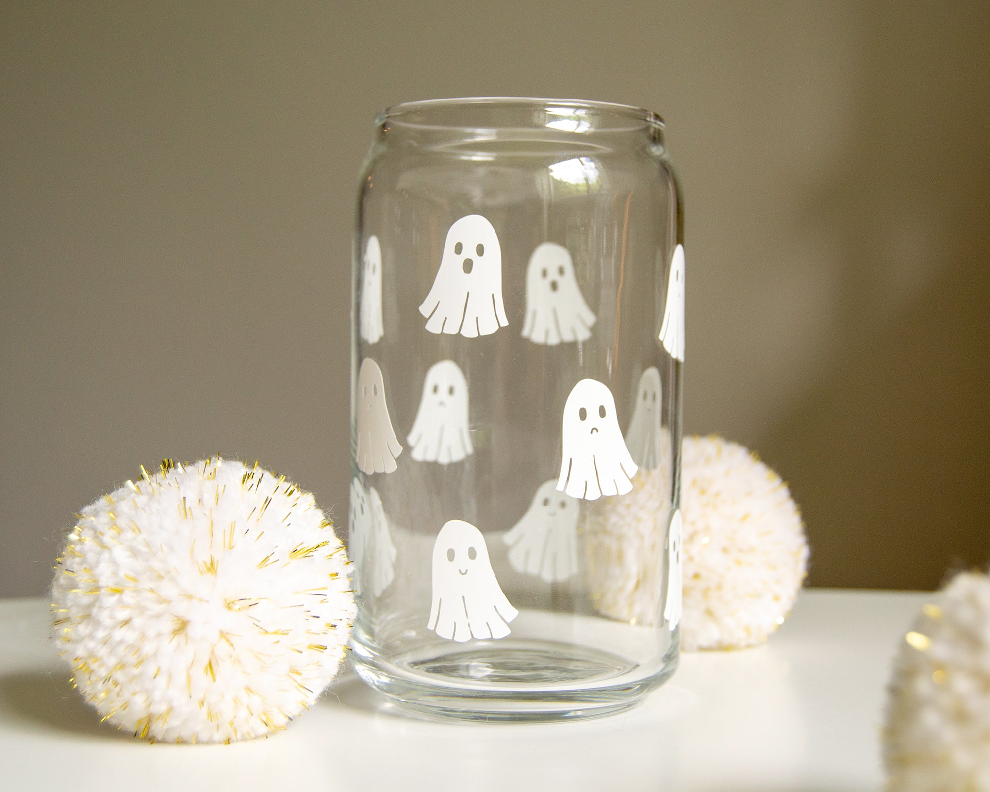 Ghostie Pattern Can Glass – Butler Design Co.